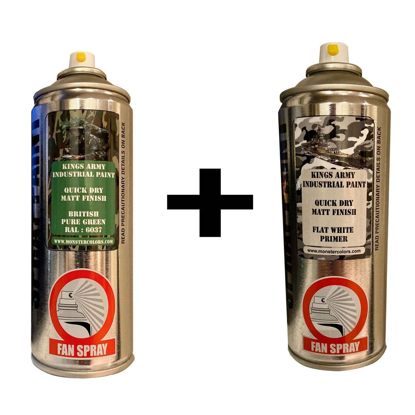 Army Spray Paint + Grey Primer, Military Paint,paintball, airsoft,Rc ...