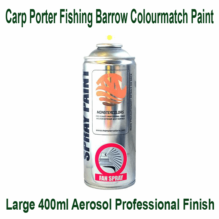 Carp Porter Spray Paint 400ml | Monster Carp Green | Rust-Proof Finish