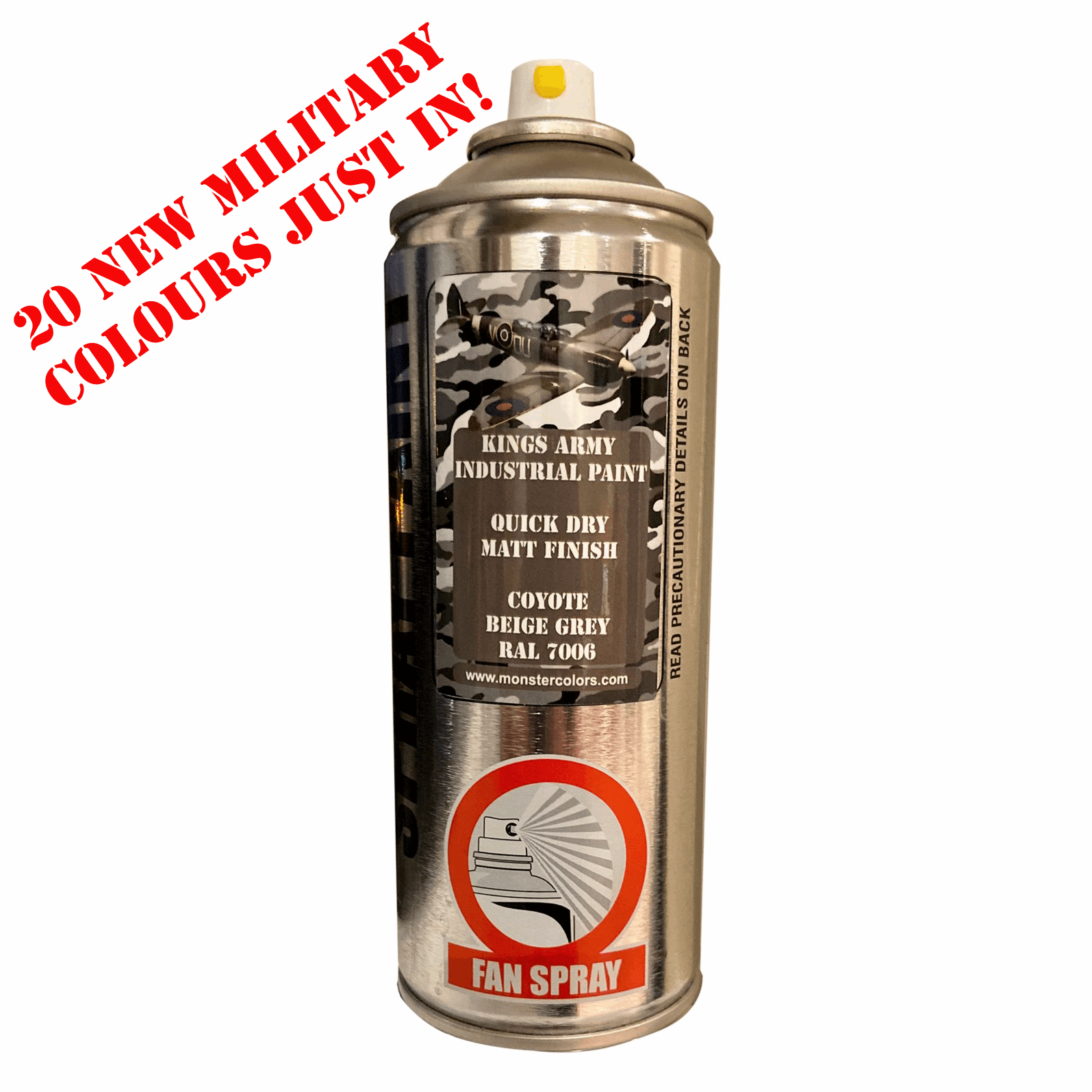 New Kings Army Military Matt Spray Paint 20 New Colours Army Spray ...